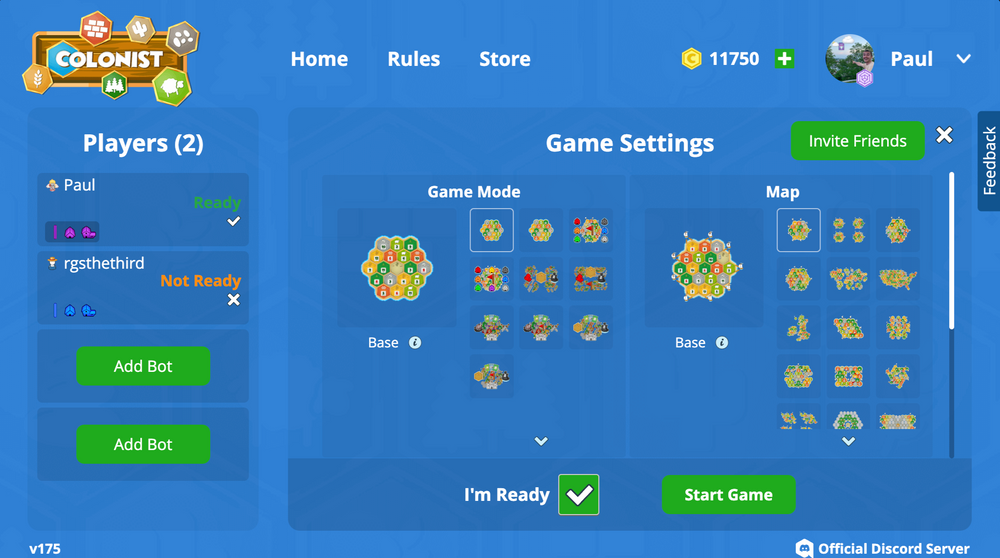 Play Colonist on Discord!